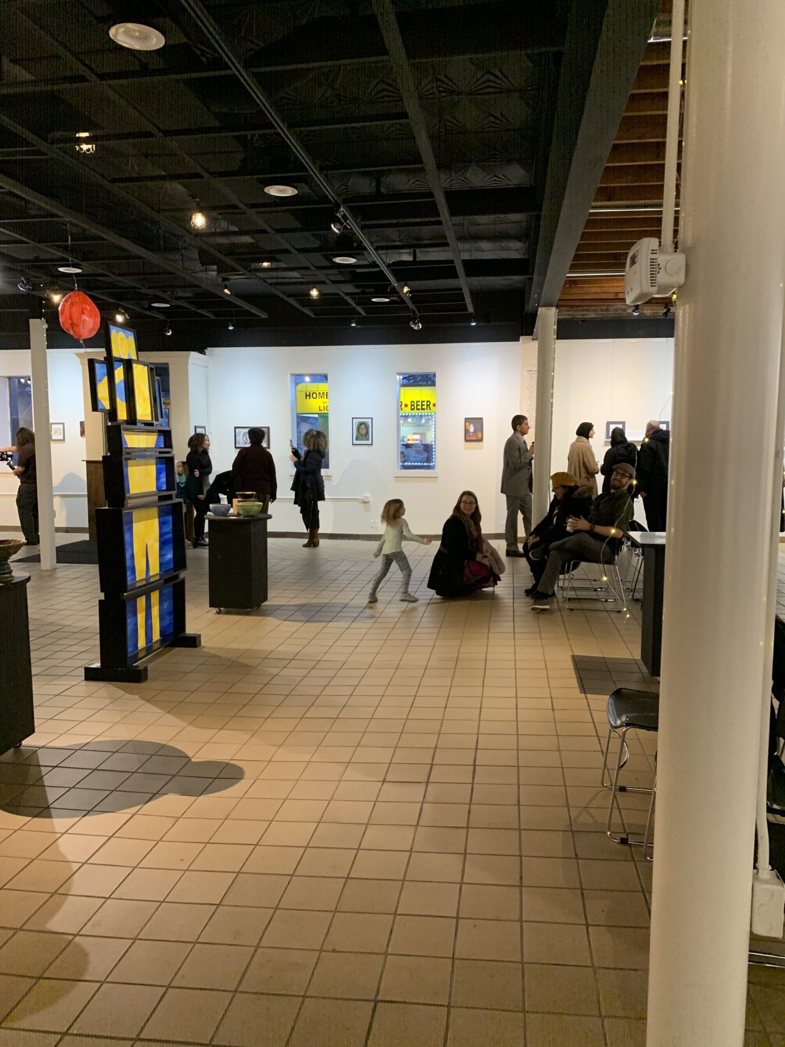 Black Box Gallery opening a success! | Art Department