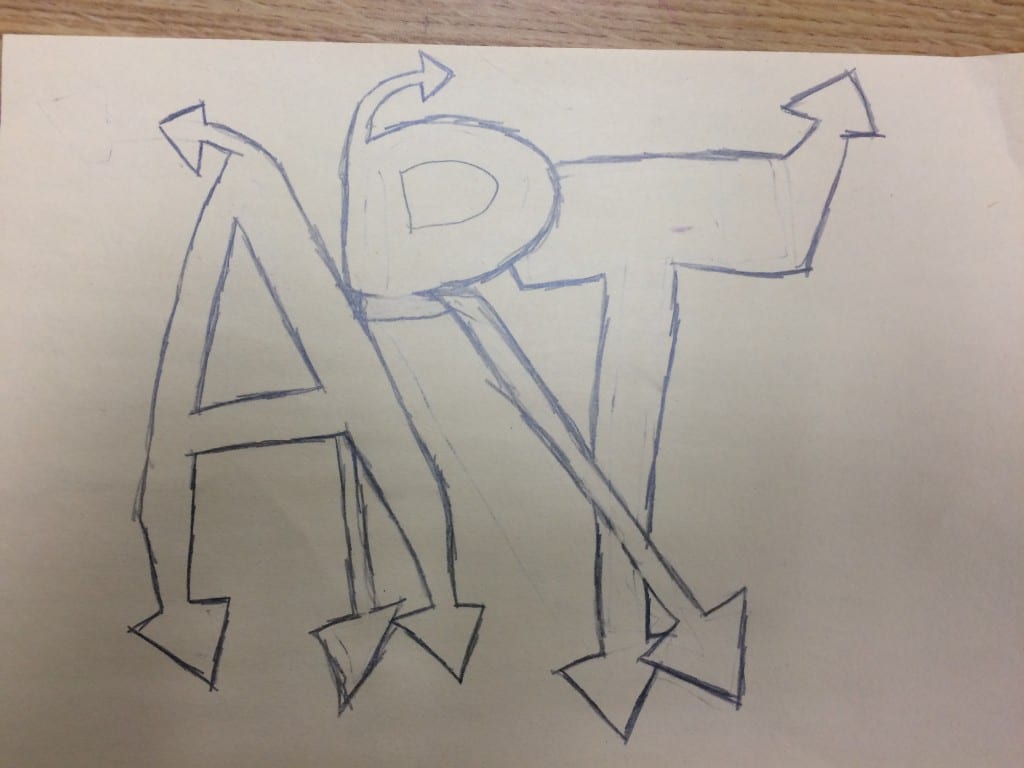 5th grade Graffiti Names – Art With Ms. Bruce