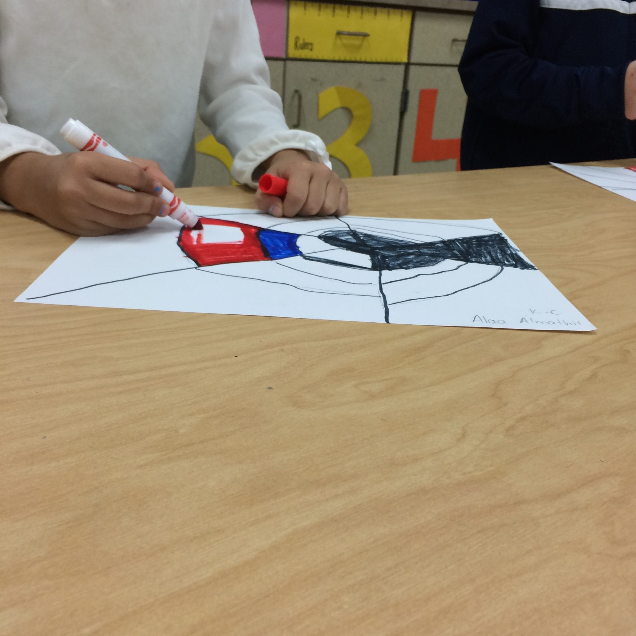 Kindergarten Mondrian Spider Webs – Art With Ms. Bruce