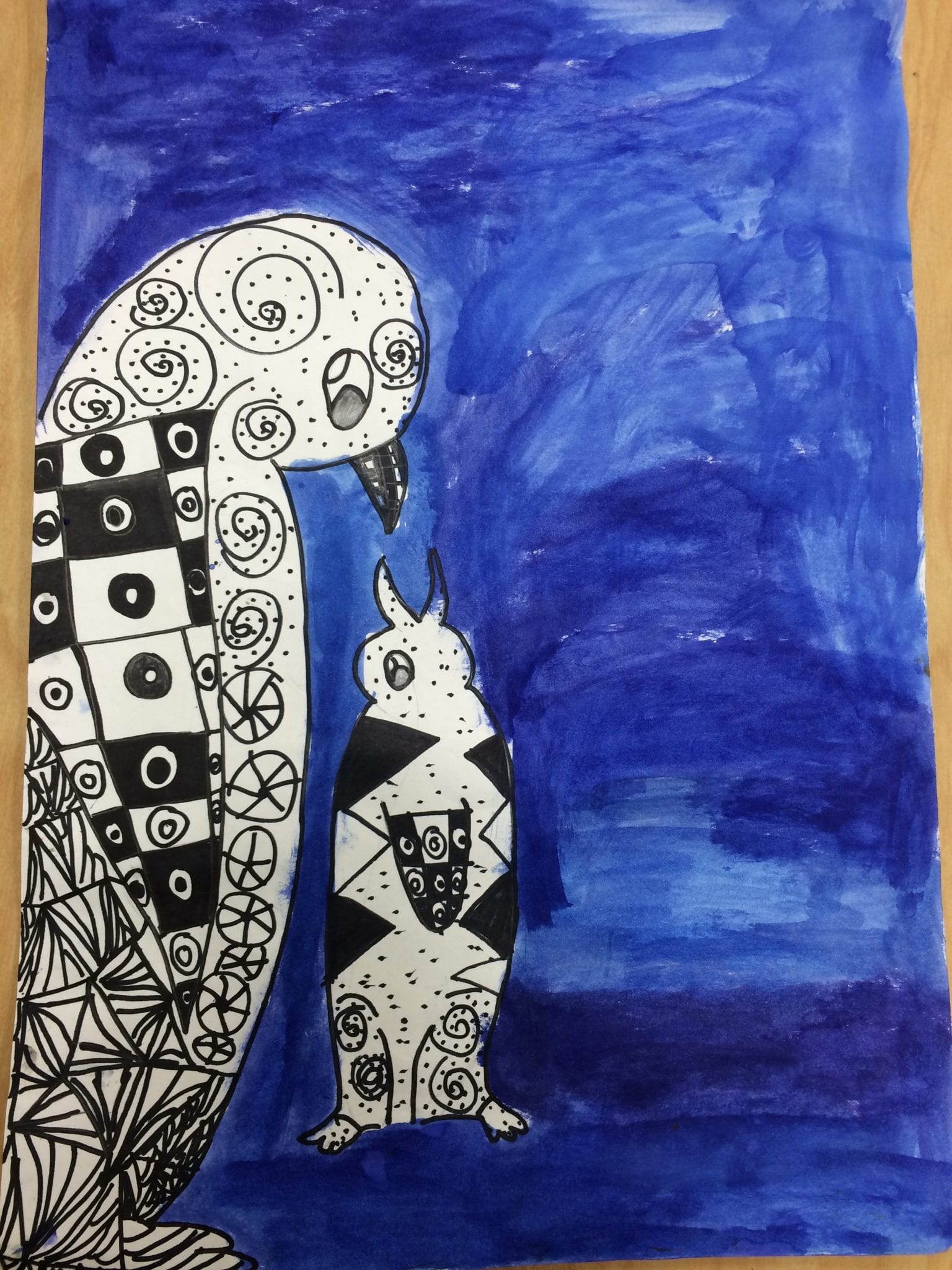 5th Grade ZenDoodle Animals – Art With Ms. Bruce