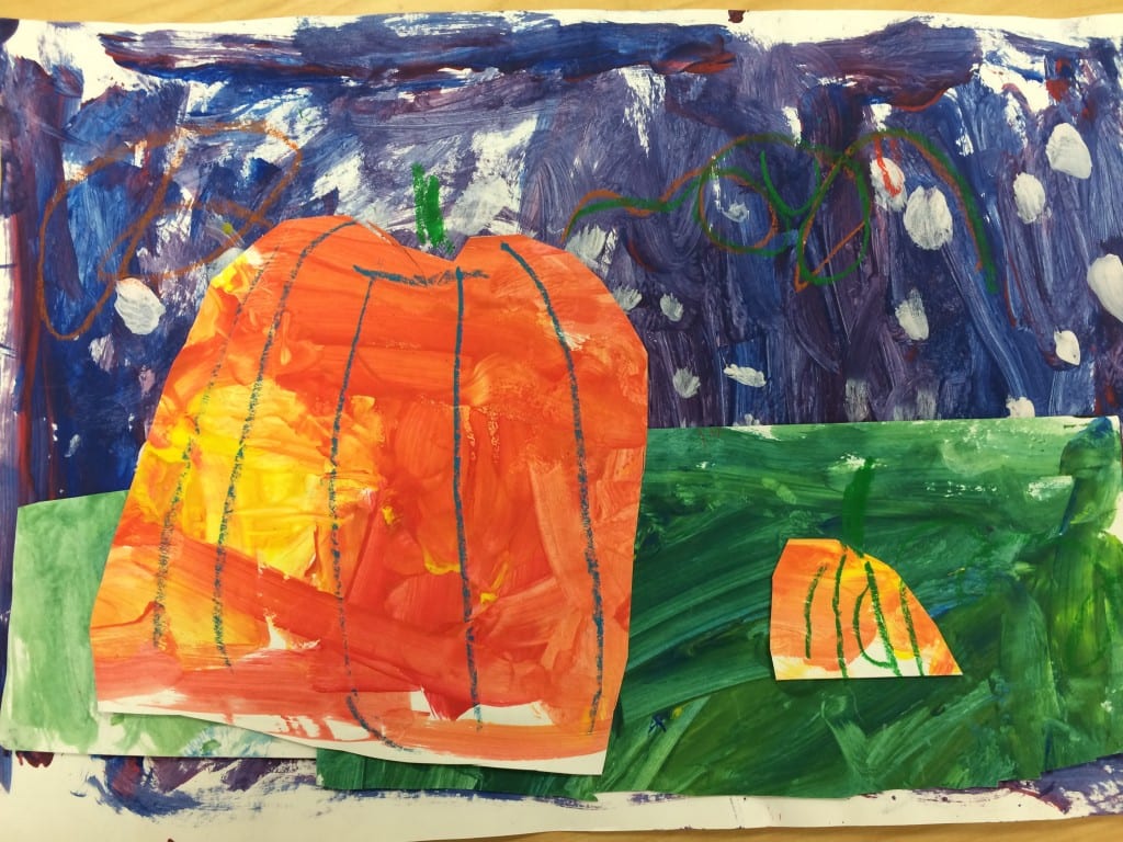 First Grade Secondary Color Pumpkin Collage – Art With Ms. Bruce