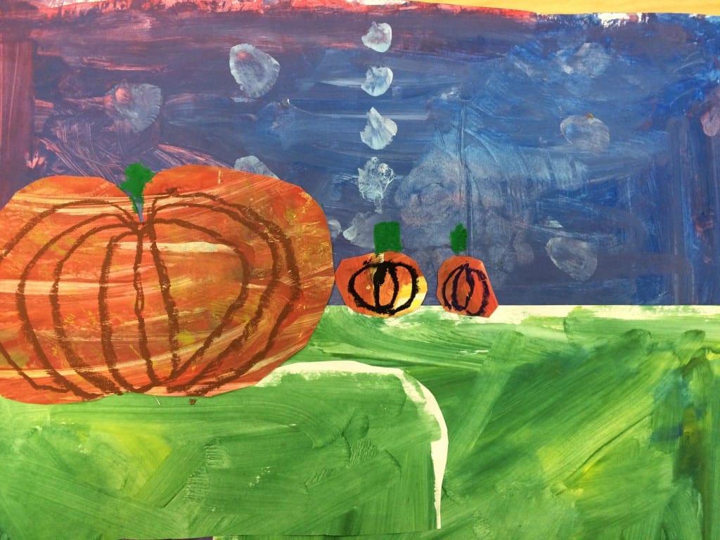 First Grade Secondary Color Pumpkin Collage – Art With Ms. Bruce