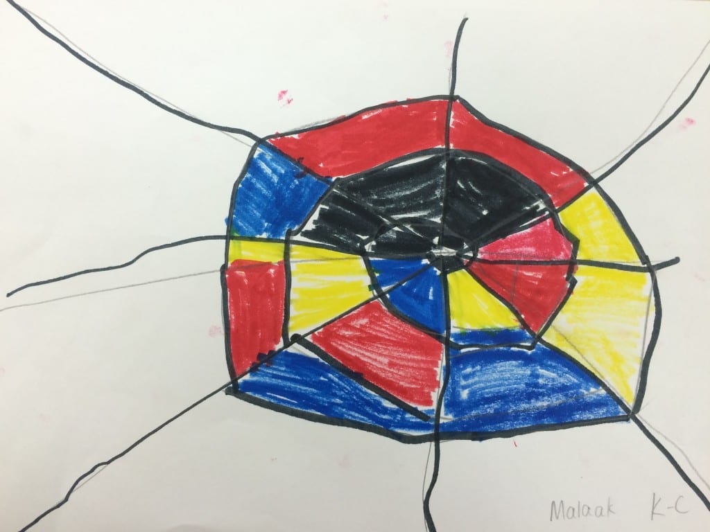 Kindergarten Mondrian Spider Webs – Art With Ms. Bruce