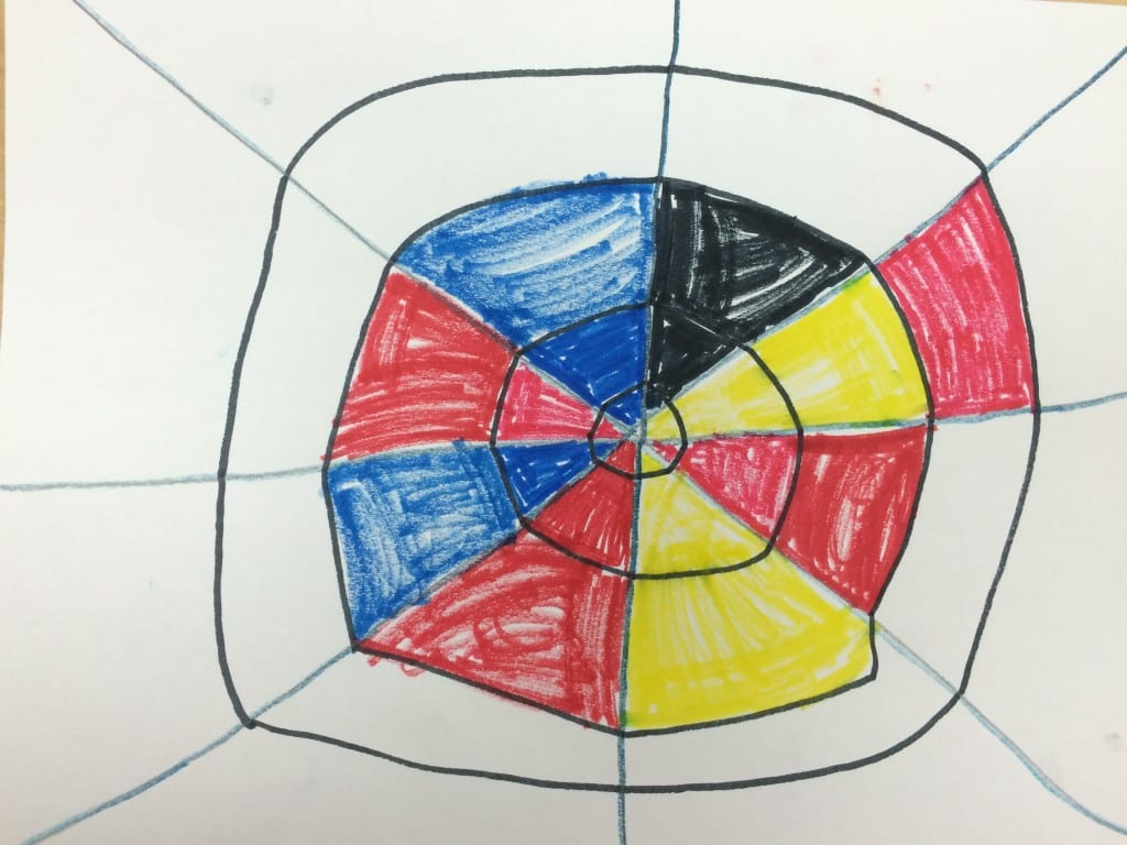 Kindergarten Mondrian Spider Webs – Art With Ms. Bruce