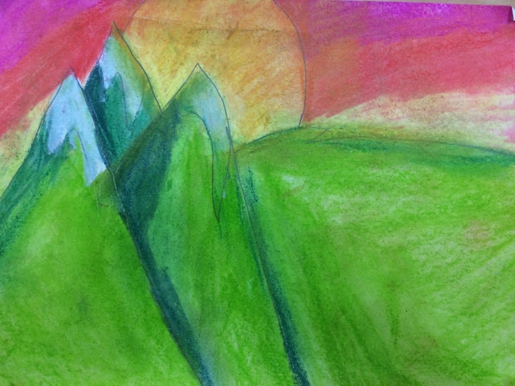 4th grade Albanian Landscapes – Art With Ms. Bruce