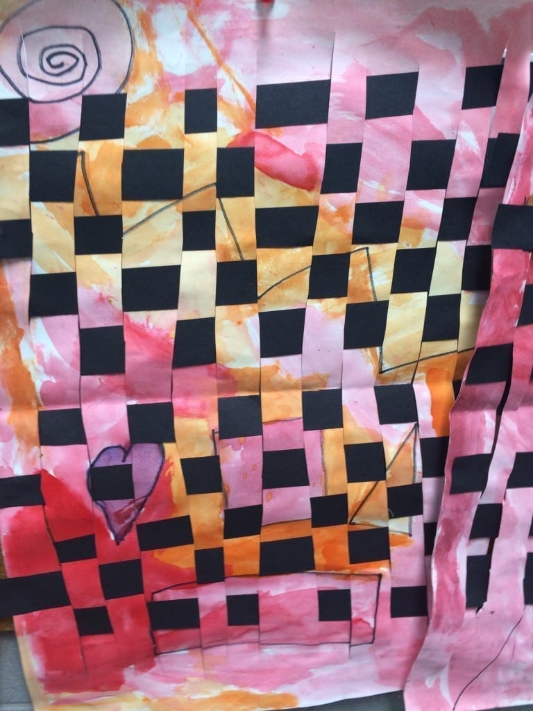 First Grade Warm/Cool Paper Weaving – Art With Ms. Bruce