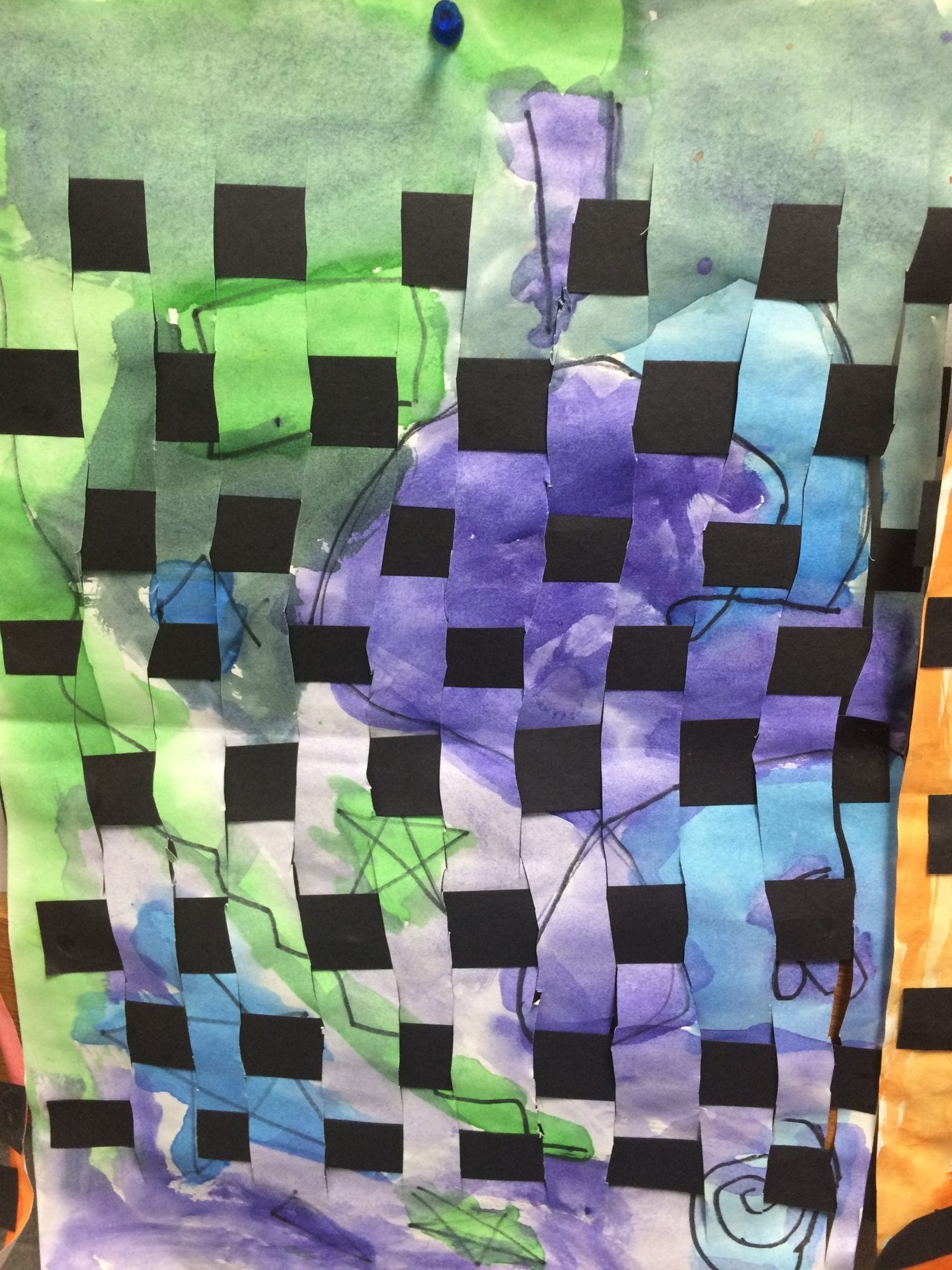 First Grade Warm/Cool Paper Weaving – Art With Ms. Bruce