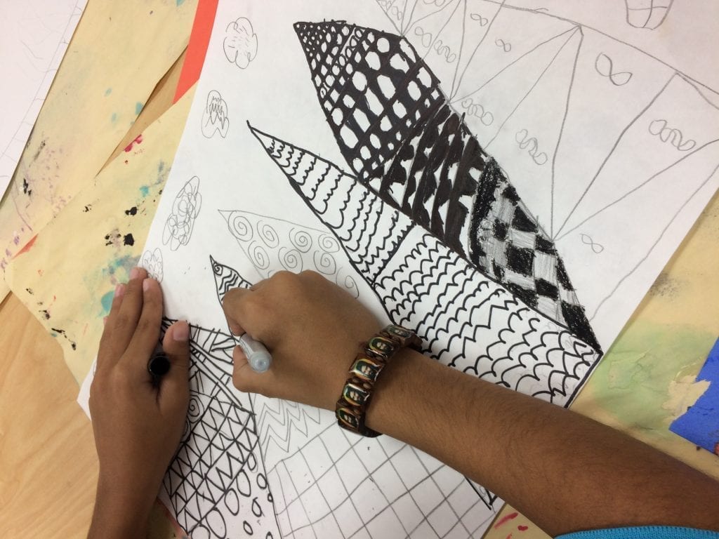 Fourth Grade Zentangle Landscapes – Art With Ms. Bruce