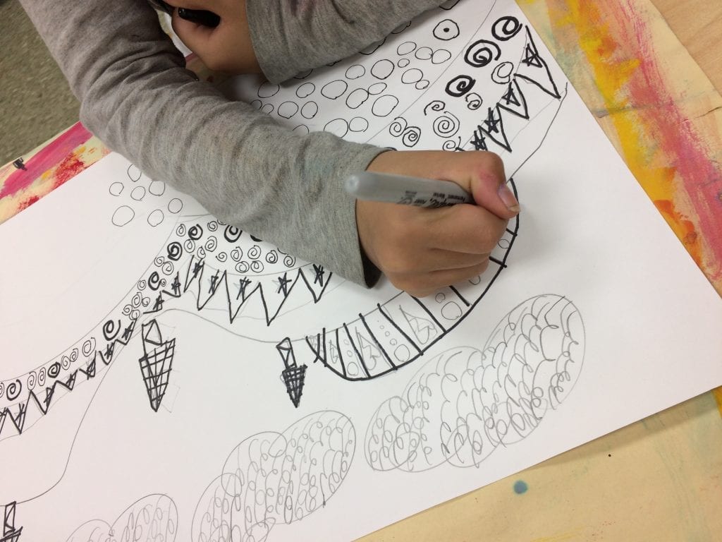 Fourth Grade Zentangle Landscapes – Art With Ms. Bruce