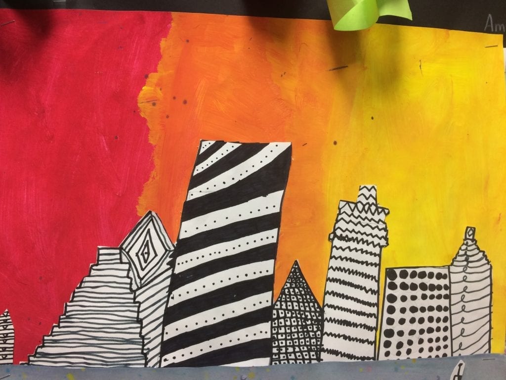 Fifth Grade Zentangle City-Scapes – Art With Ms. Bruce