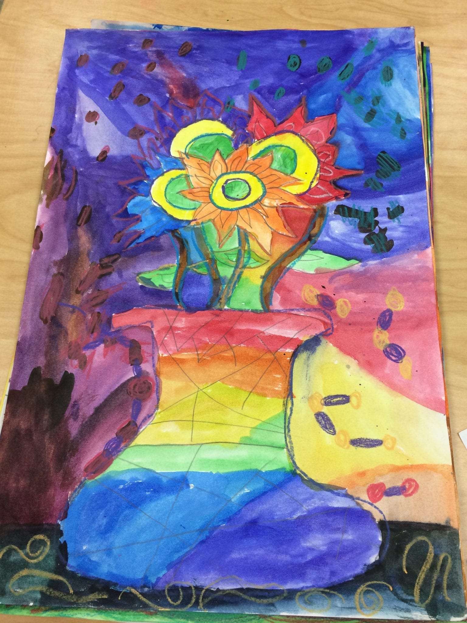 Third Grade Flower Still Lifes – Art With Ms. Bruce