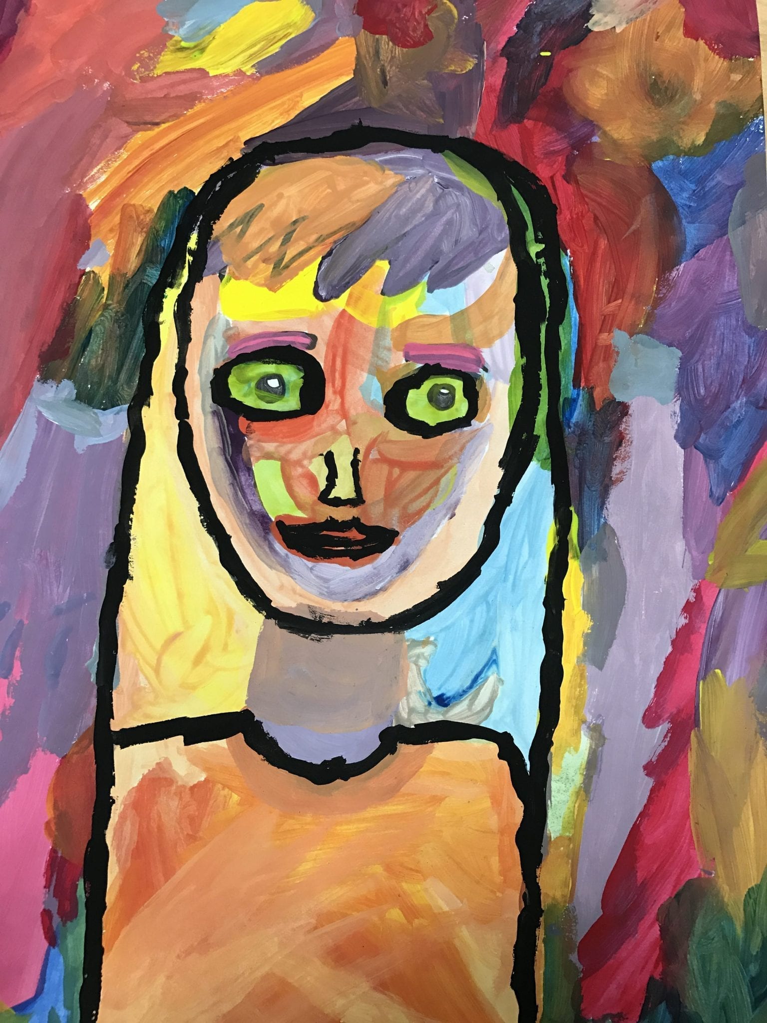 Fourth Grade Fauvist Self-Portraits – Art With Ms. Bruce