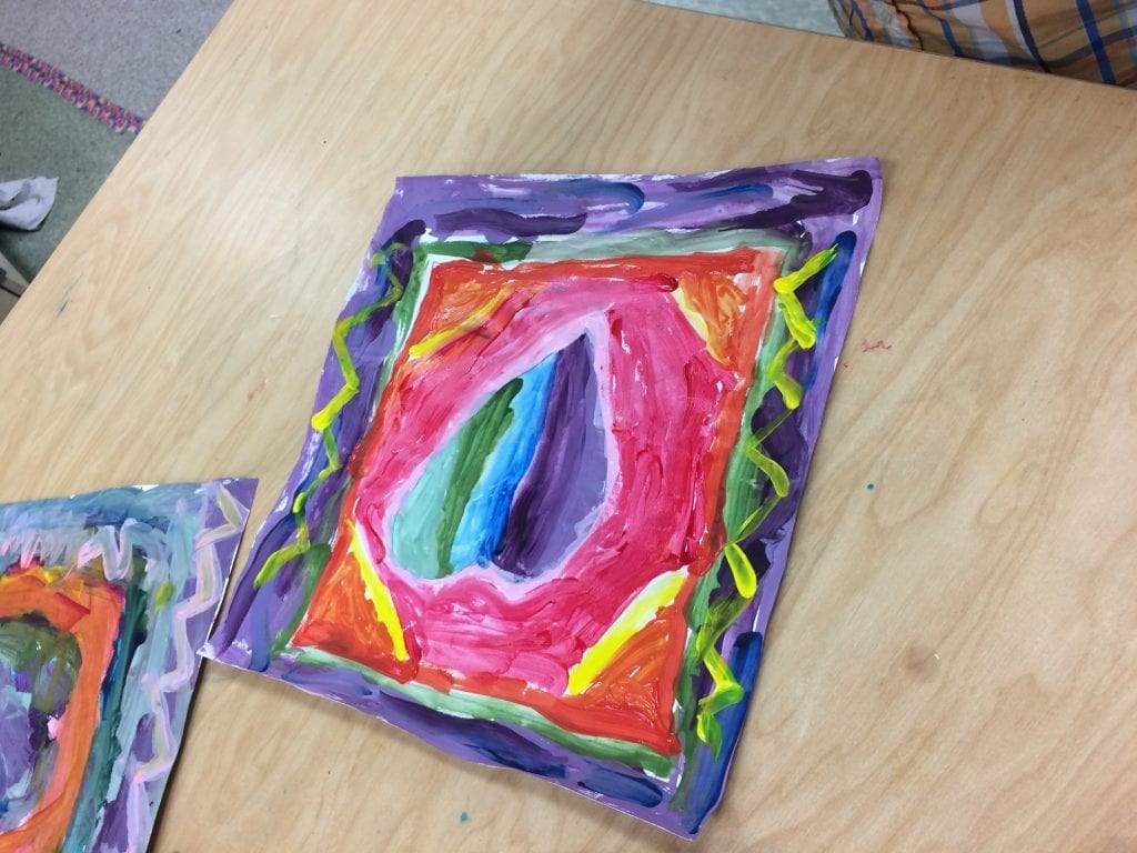 Third Grade Peter Max Hearts – Art With Ms. Bruce