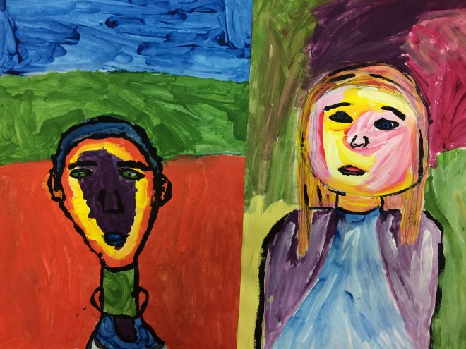 Fourth Grade Fauvist Self-Portraits – Art With Ms. Bruce