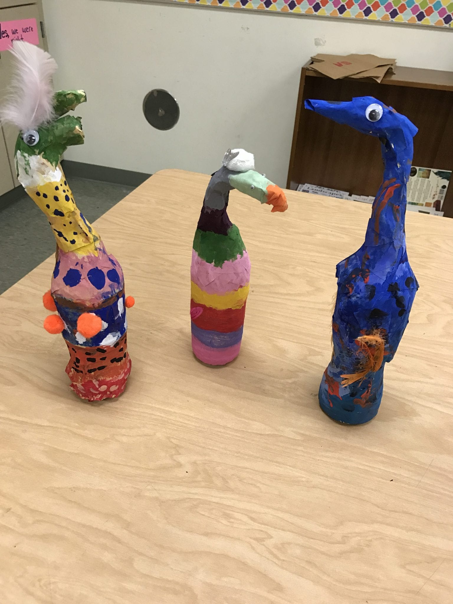 Third Grade Crazy Bird Sculptures – Art With Ms. Bruce