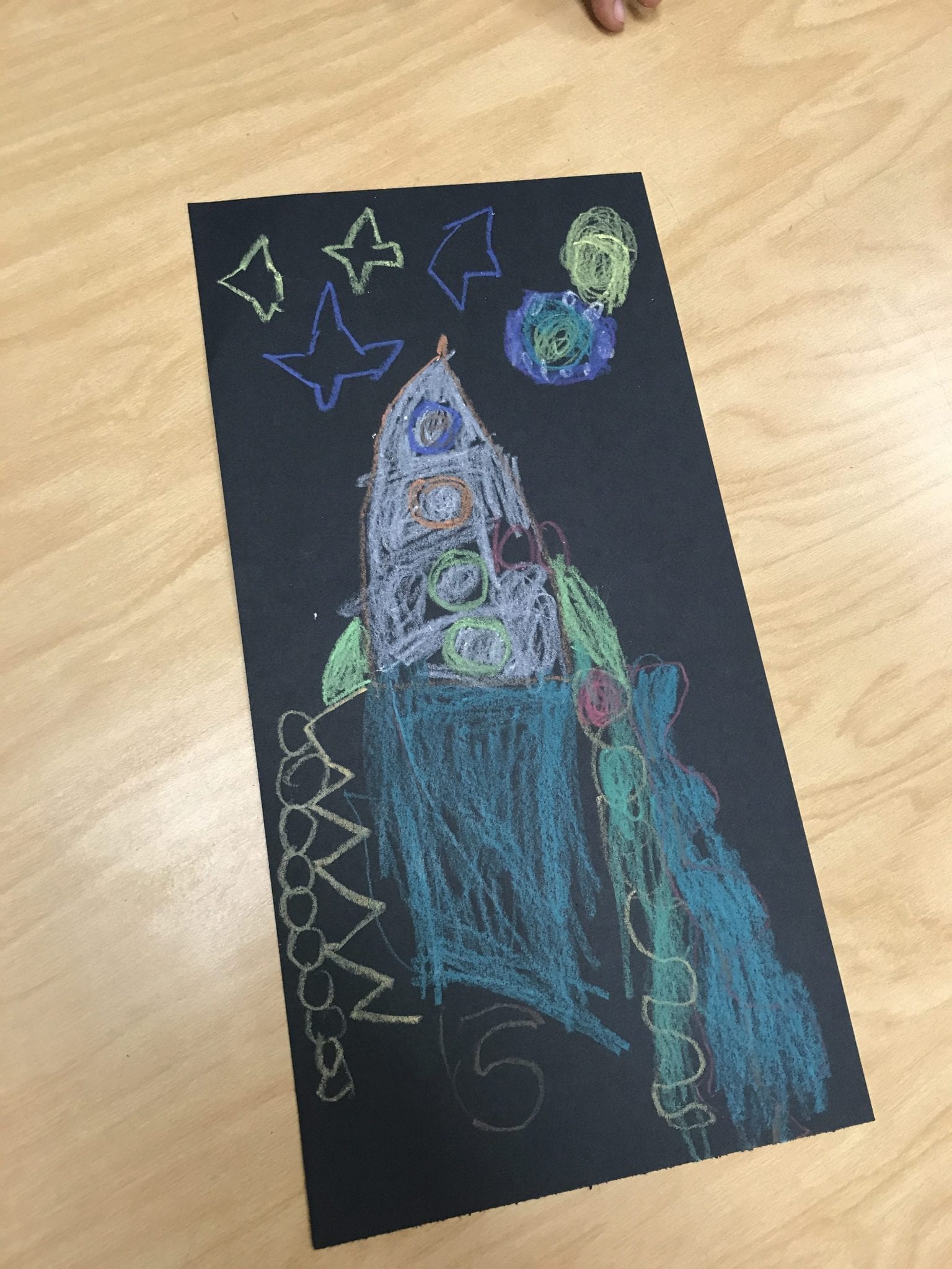 First Grade Rocket Ships – Art With Ms. Bruce