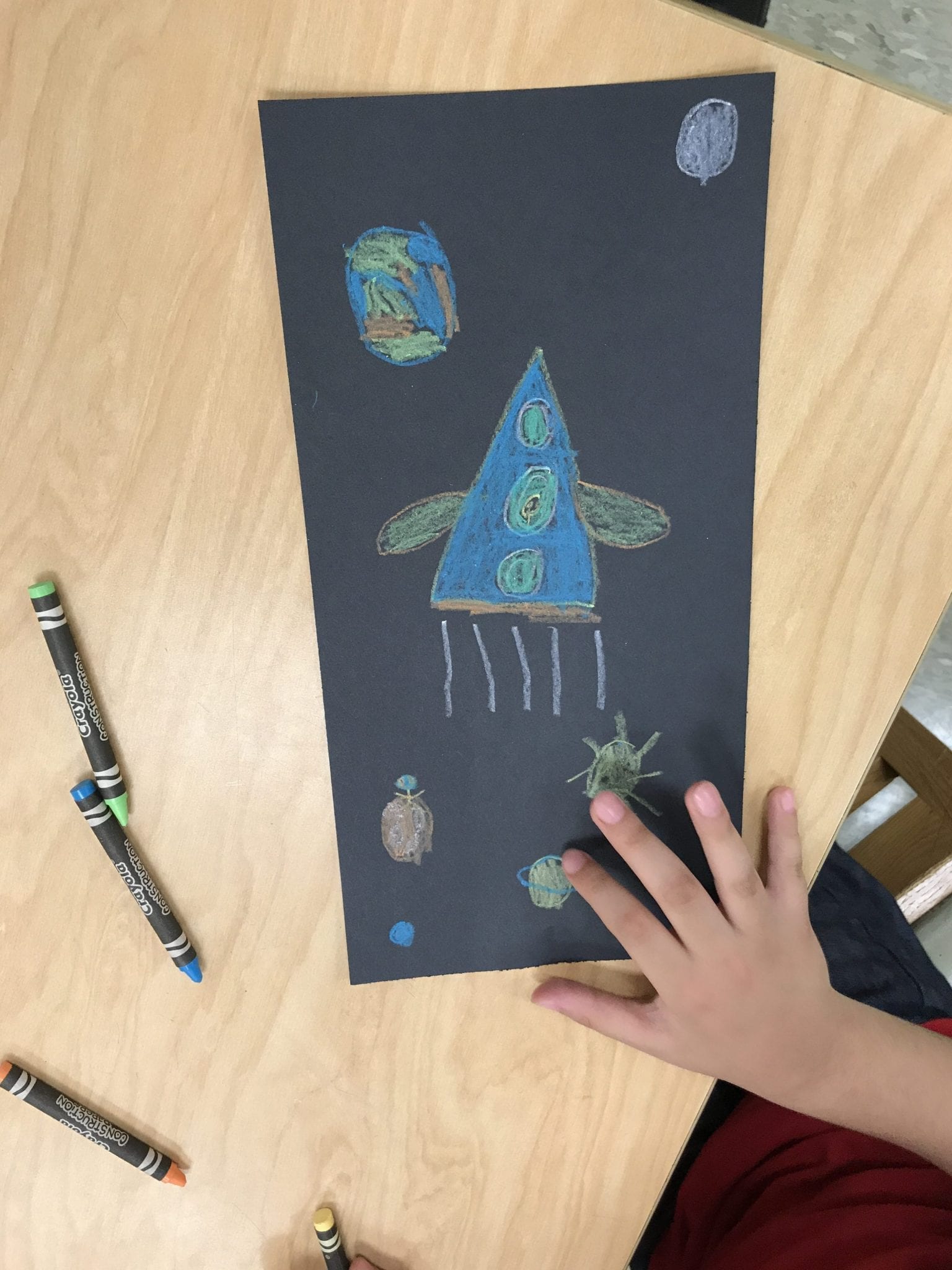 First Grade Rocket Ships – Art With Ms. Bruce