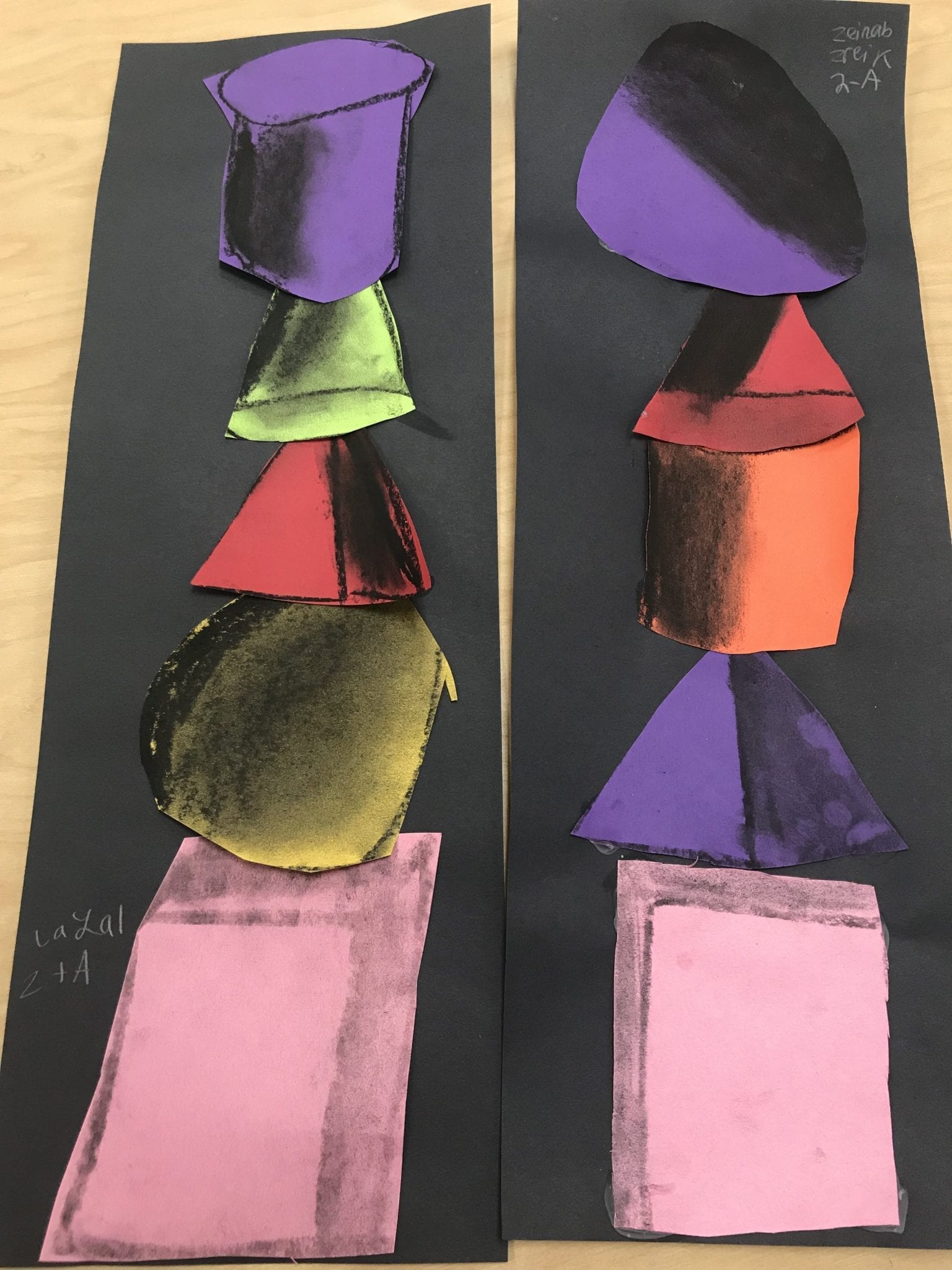 Second Grade 3-D Shape Towers – Art With Ms. Bruce
