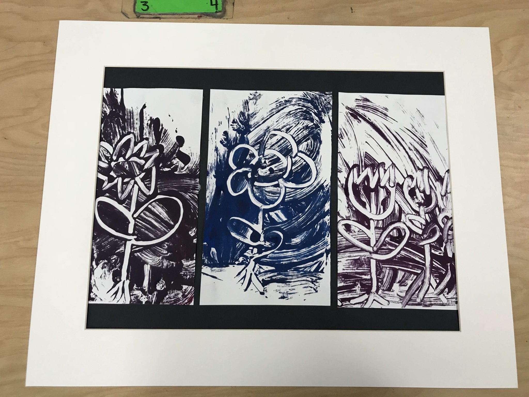 Young 5’s Flower Monoprints – Art With Ms. Bruce
