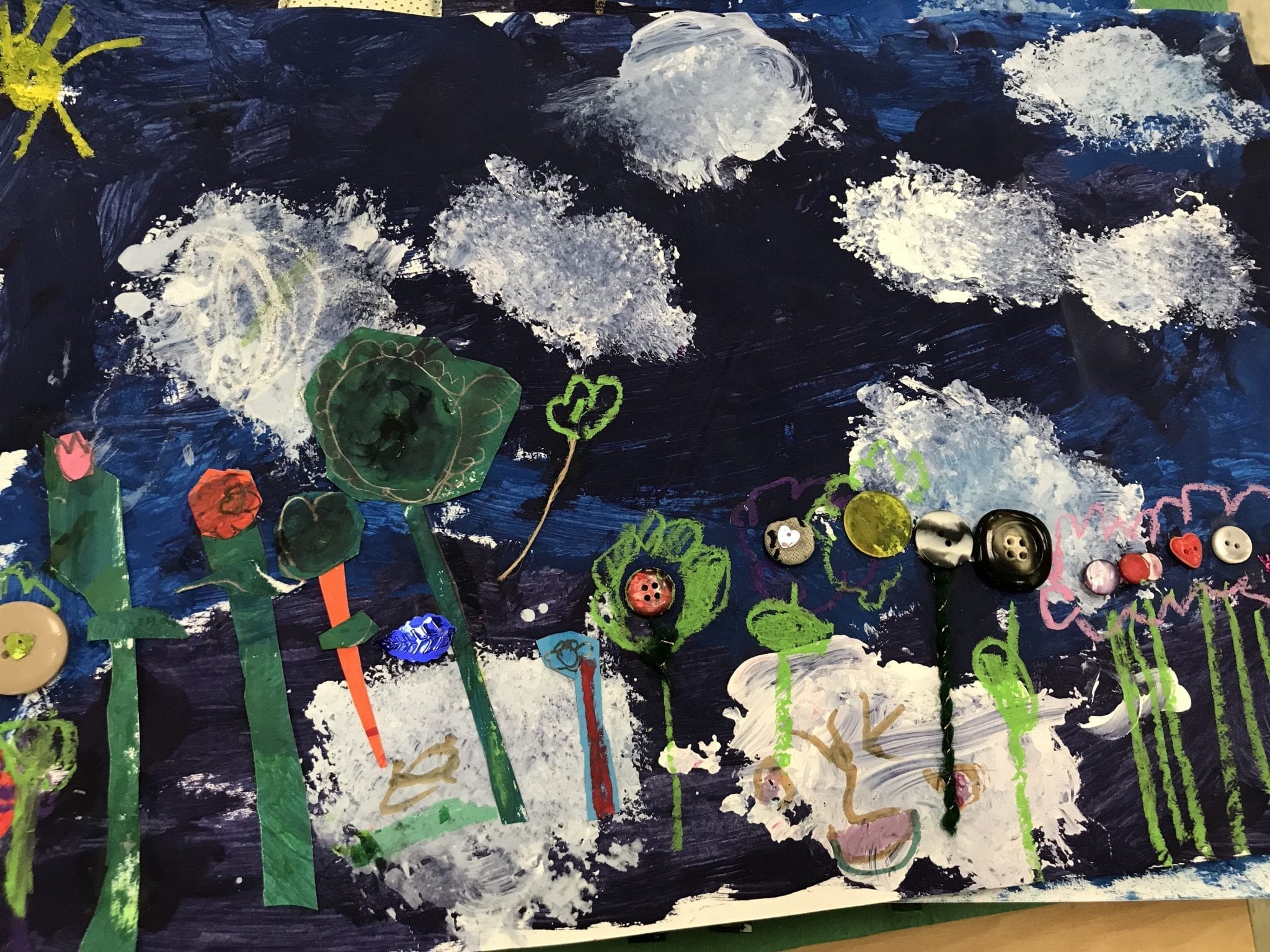 Kindergarten Spring Collages – Art With Ms. Bruce