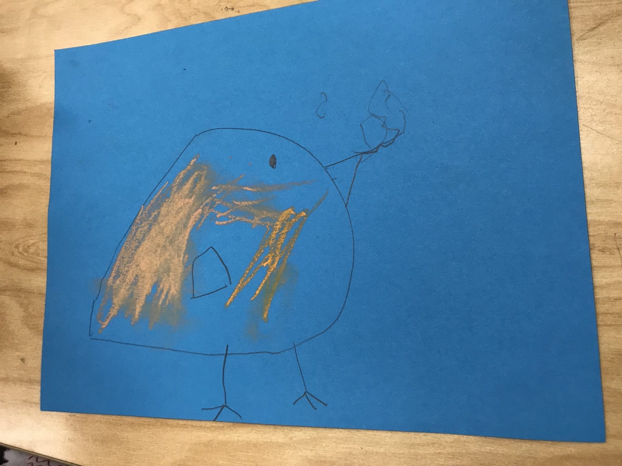 Young 5’s Chalk Birds – Art With Ms. Bruce
