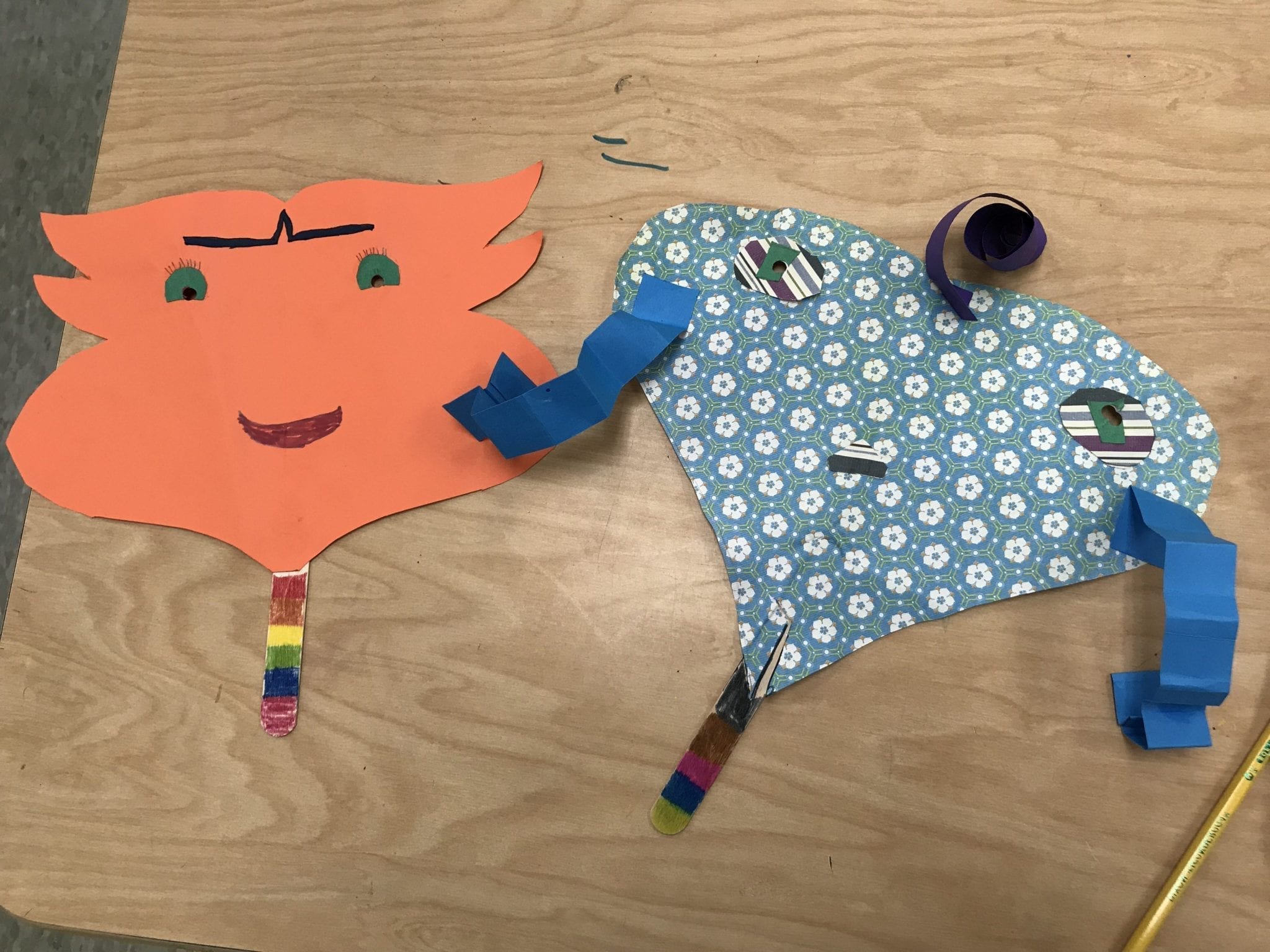 First Grade Symmetry Masks – Art With Ms. Bruce