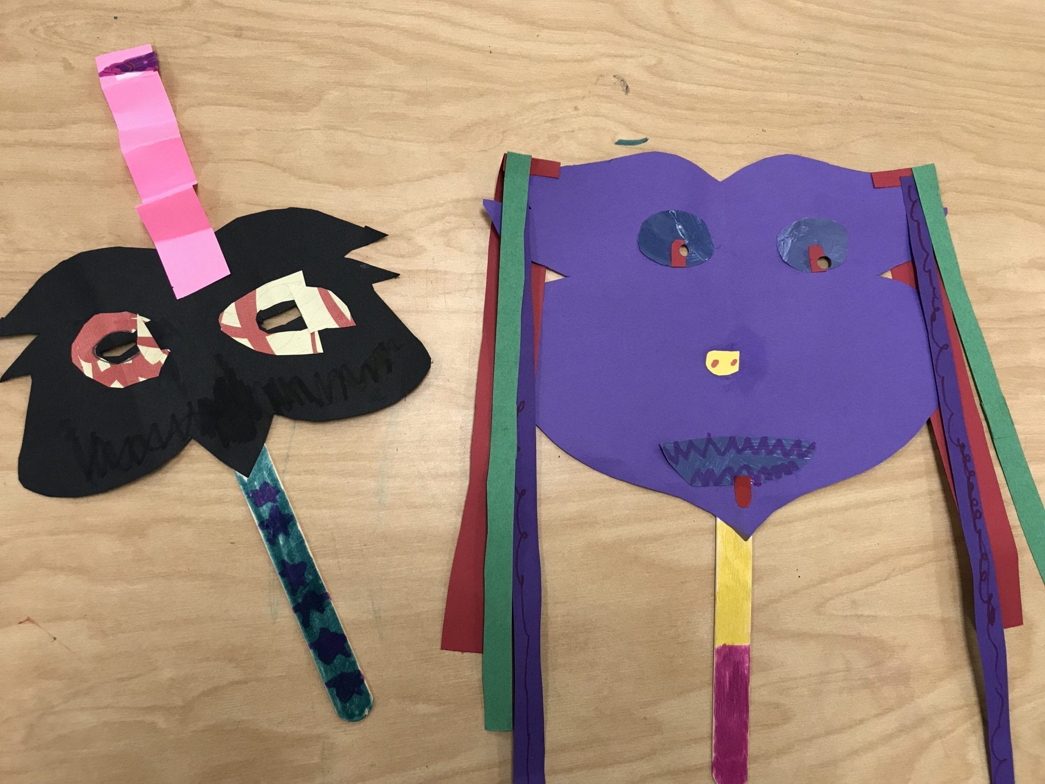 First Grade Symmetry Masks – Art With Ms. Bruce