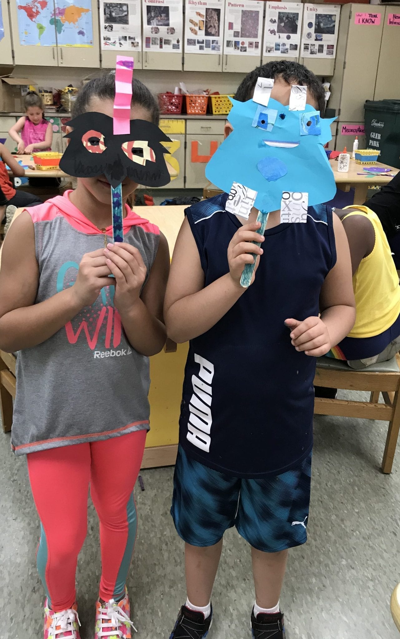 First Grade Symmetry Masks – Art With Ms. Bruce