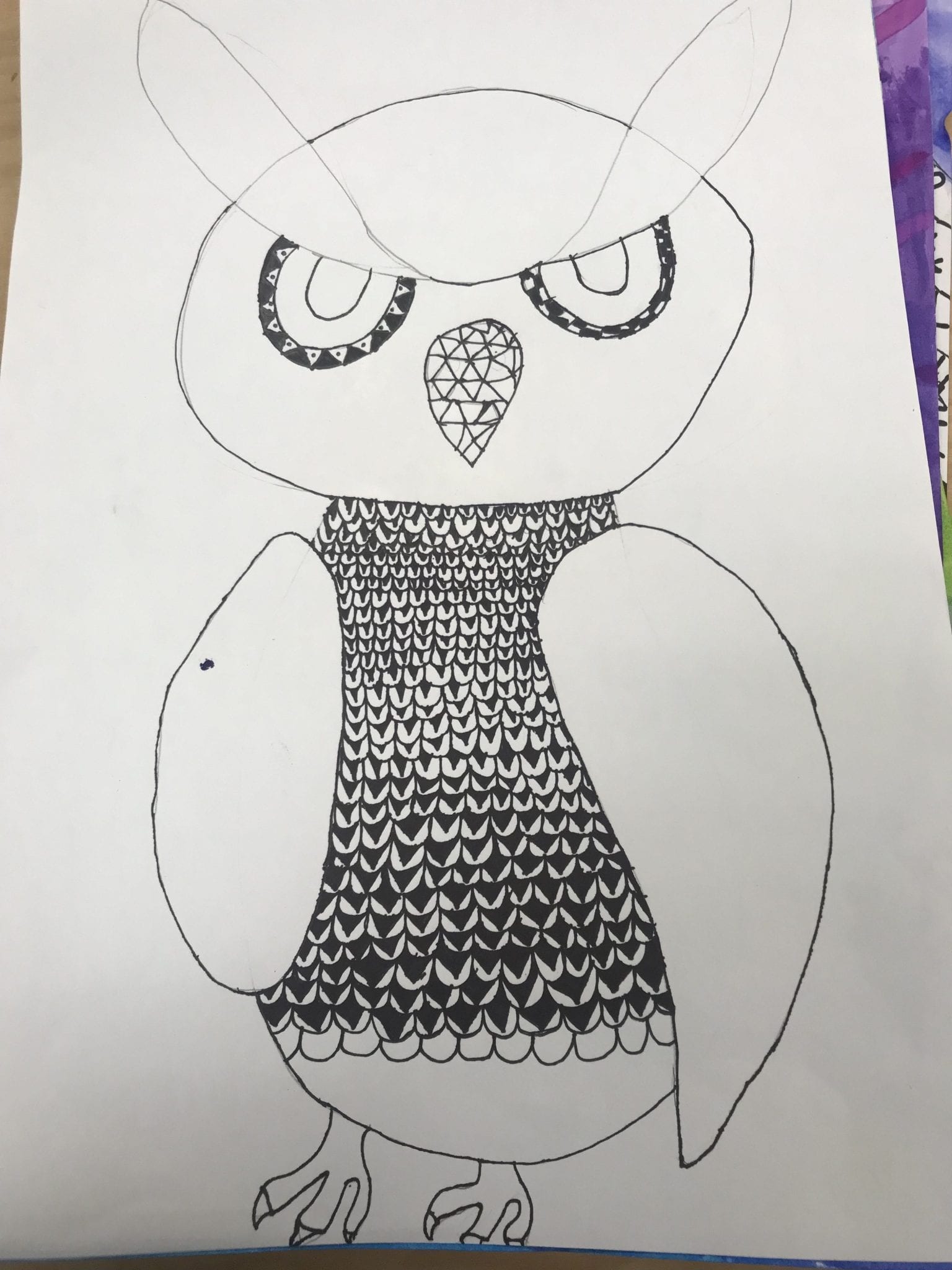 Fourth Grade Zentangle Animals – Art With Ms. Bruce