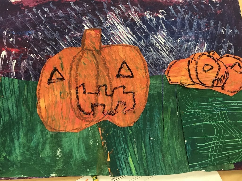 First Grade Secondary Color Pumpkins – Art With Ms. Bruce