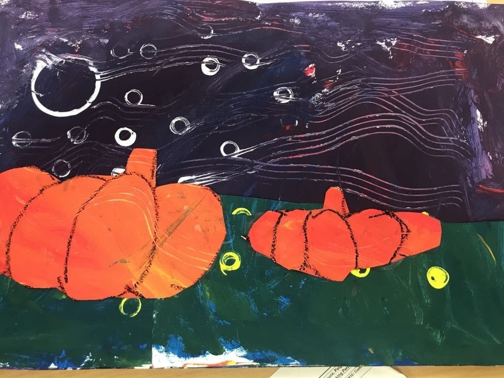 First Grade Secondary Color Pumpkins – Art With Ms. Bruce