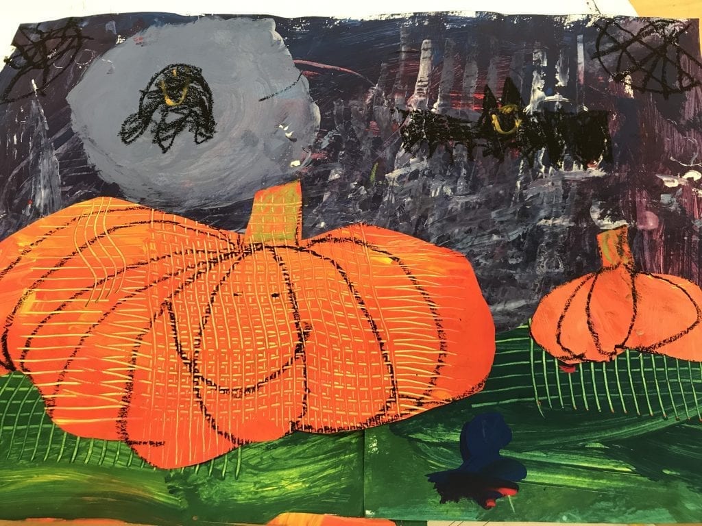First Grade Secondary Color Pumpkins – Art With Ms. Bruce