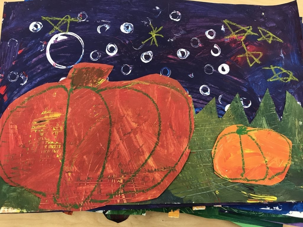 First Grade Secondary Color Pumpkins – Art With Ms. Bruce