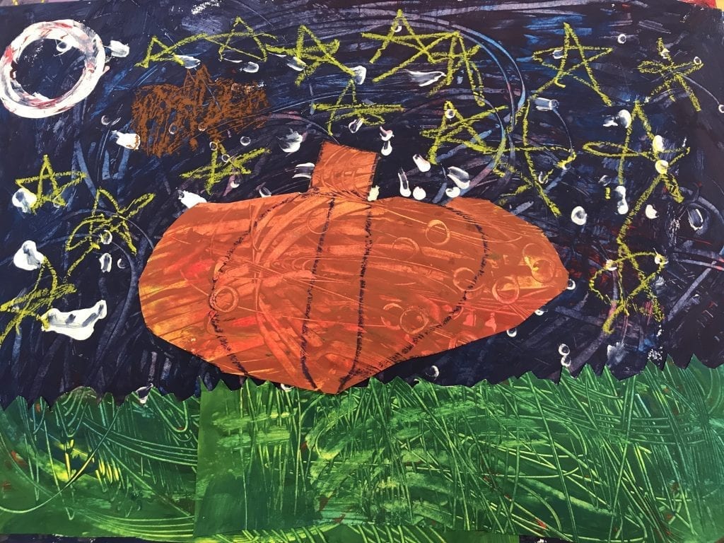 First Grade Secondary Color Pumpkins – Art With Ms. Bruce