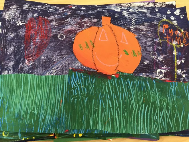 First Grade Secondary Color Pumpkins – Art With Ms. Bruce