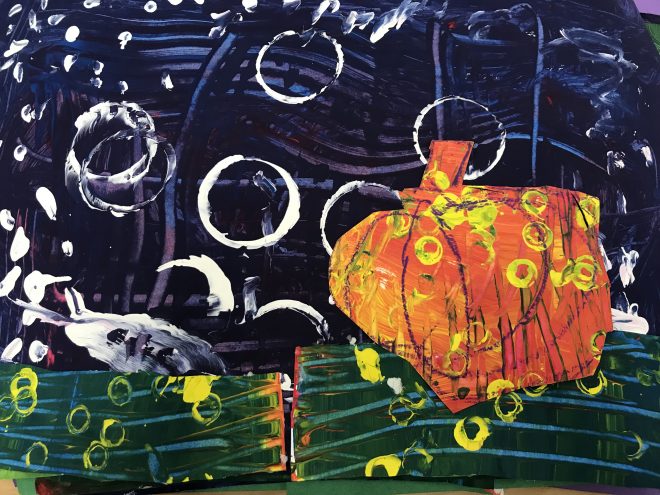 First Grade Secondary Color Pumpkins – Art With Ms. Bruce