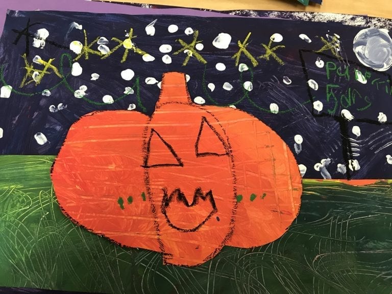 First Grade Secondary Color Pumpkins – Art With Ms. Bruce