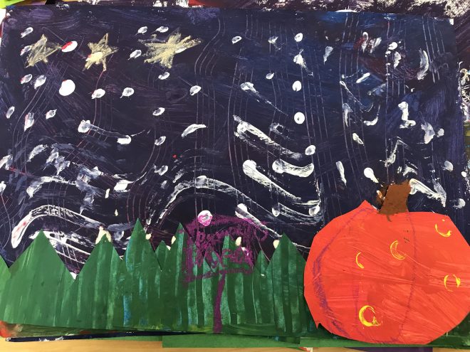 First Grade Secondary Color Pumpkins – Art With Ms. Bruce