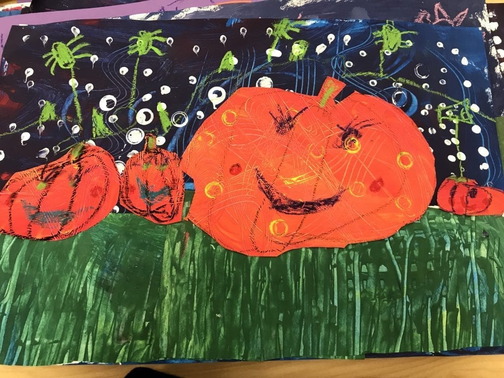 First Grade Secondary Color Pumpkins – Art With Ms. Bruce