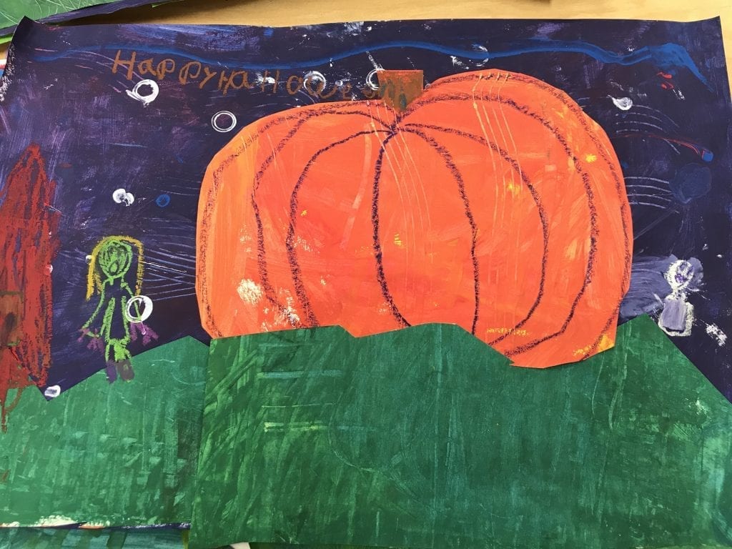 First Grade Secondary Color Pumpkins – Art With Ms. Bruce