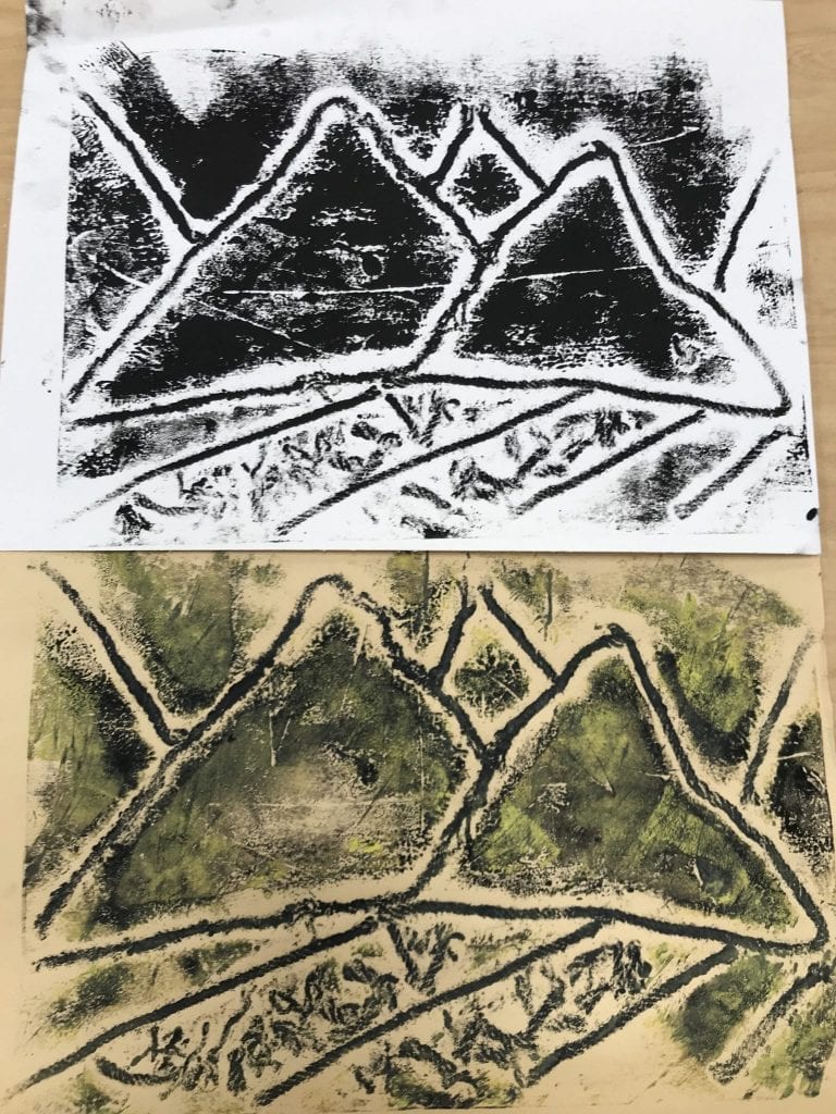 Fifth Grade Collagraph Prints – Art With Ms. Bruce