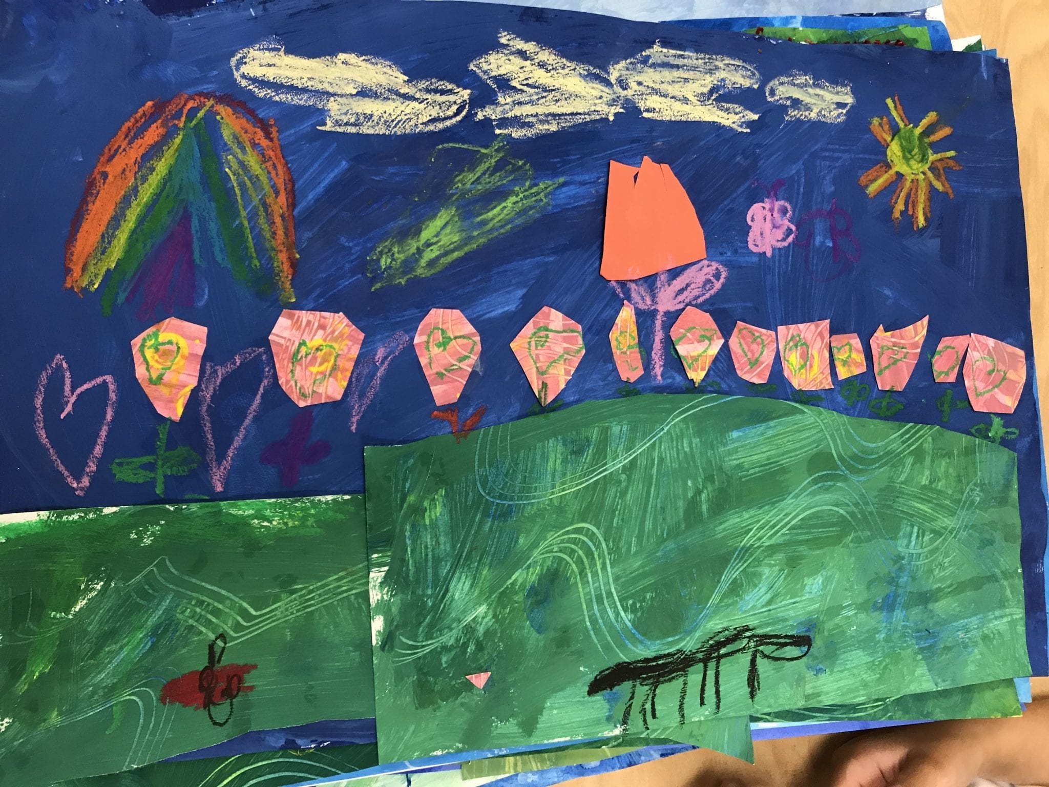 Kindergarten Spring Collages – Art With Ms. Bruce