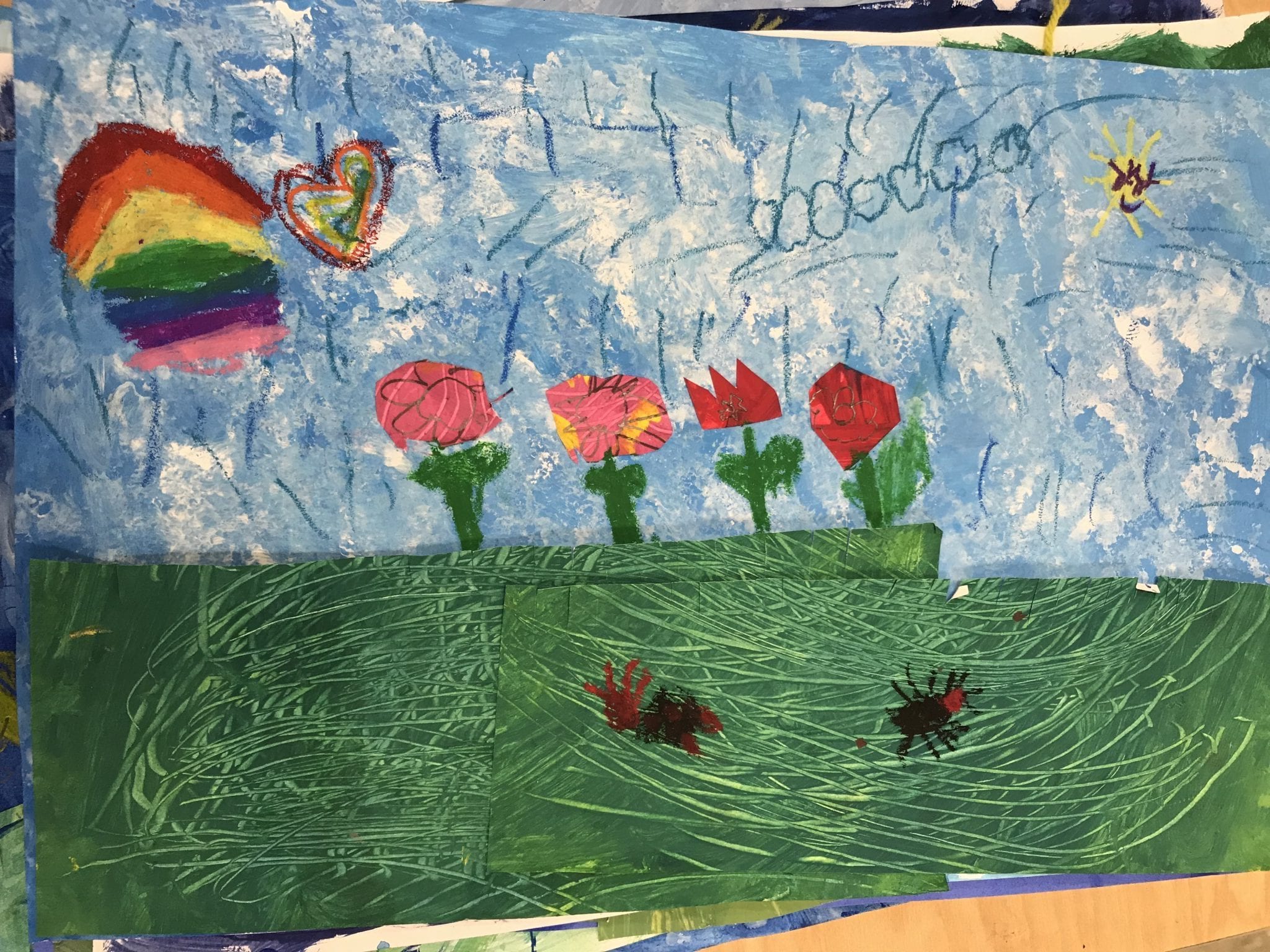 Kindergarten Spring Collages – Art With Ms. Bruce