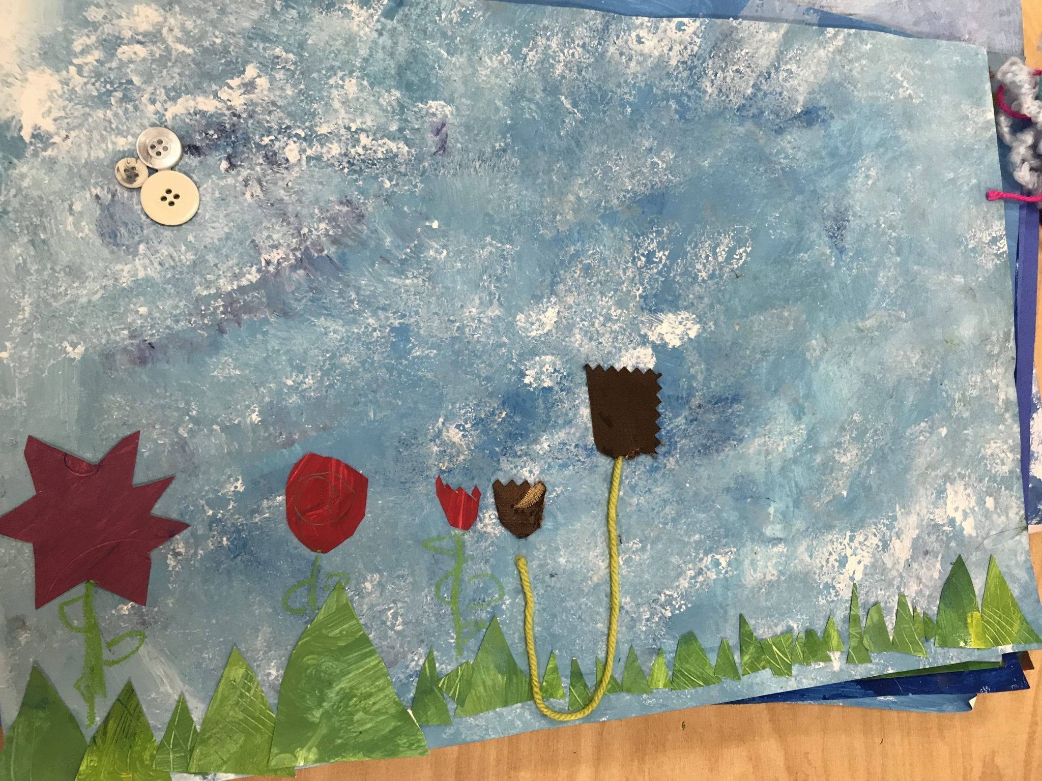 Kindergarten Spring Collages – Art With Ms. Bruce