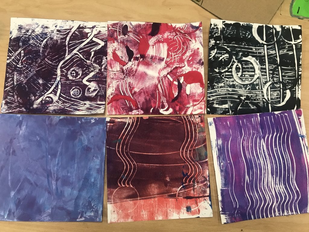 Third Grade Monoprinting – Art With Ms. Bruce
