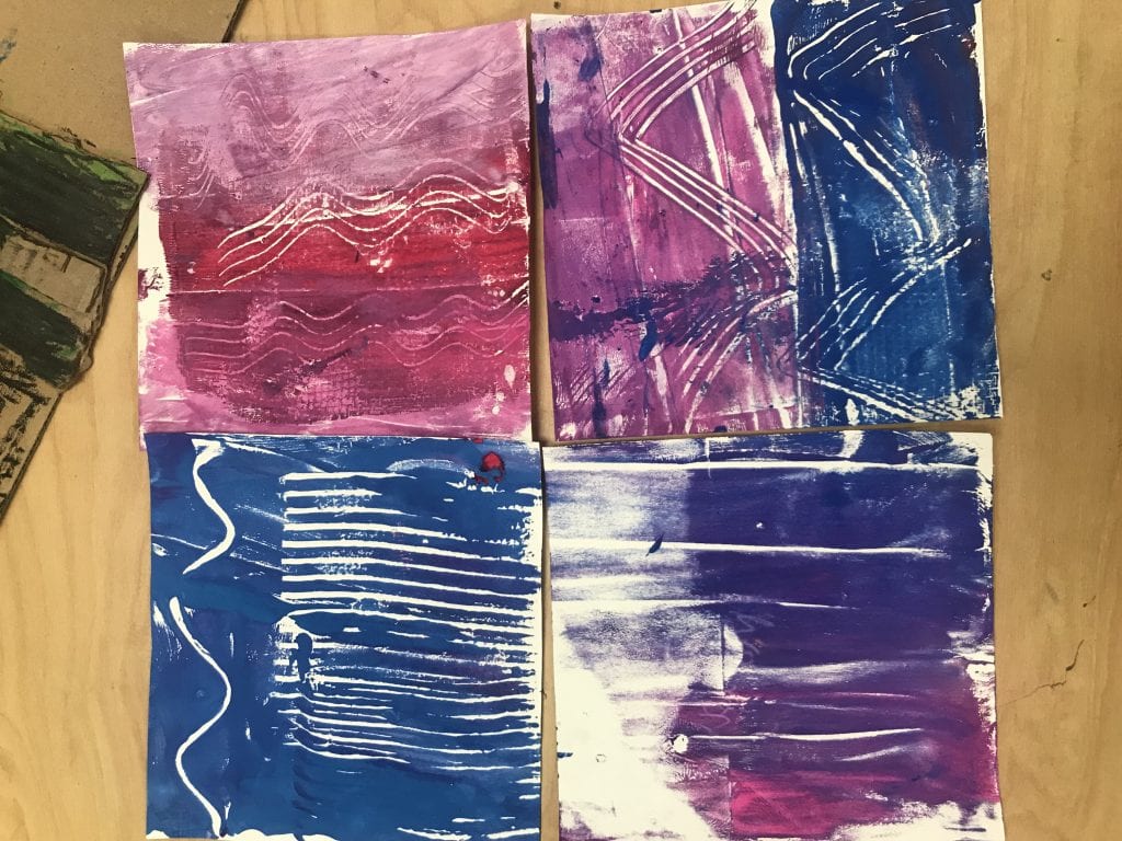 Third Grade Monoprinting – Art With Ms. Bruce
