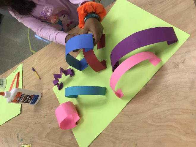 Kindergarten Paper Line Sculptures – Art With Ms. Bruce