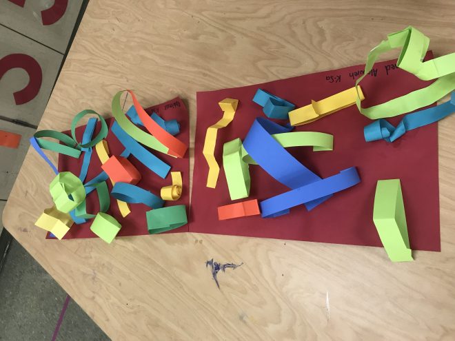 Kindergarten Paper Line Sculptures – Art With Ms. Bruce