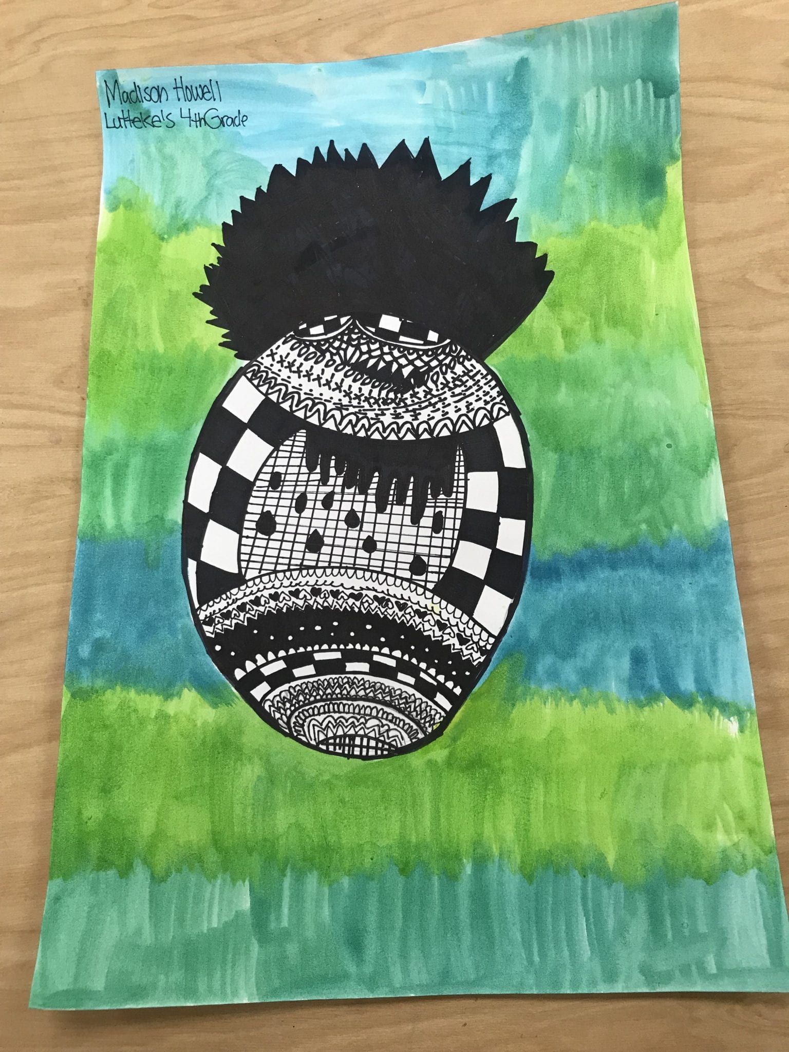 Fourth Grade Relaxes with Zentangles – Art With Ms. Bruce