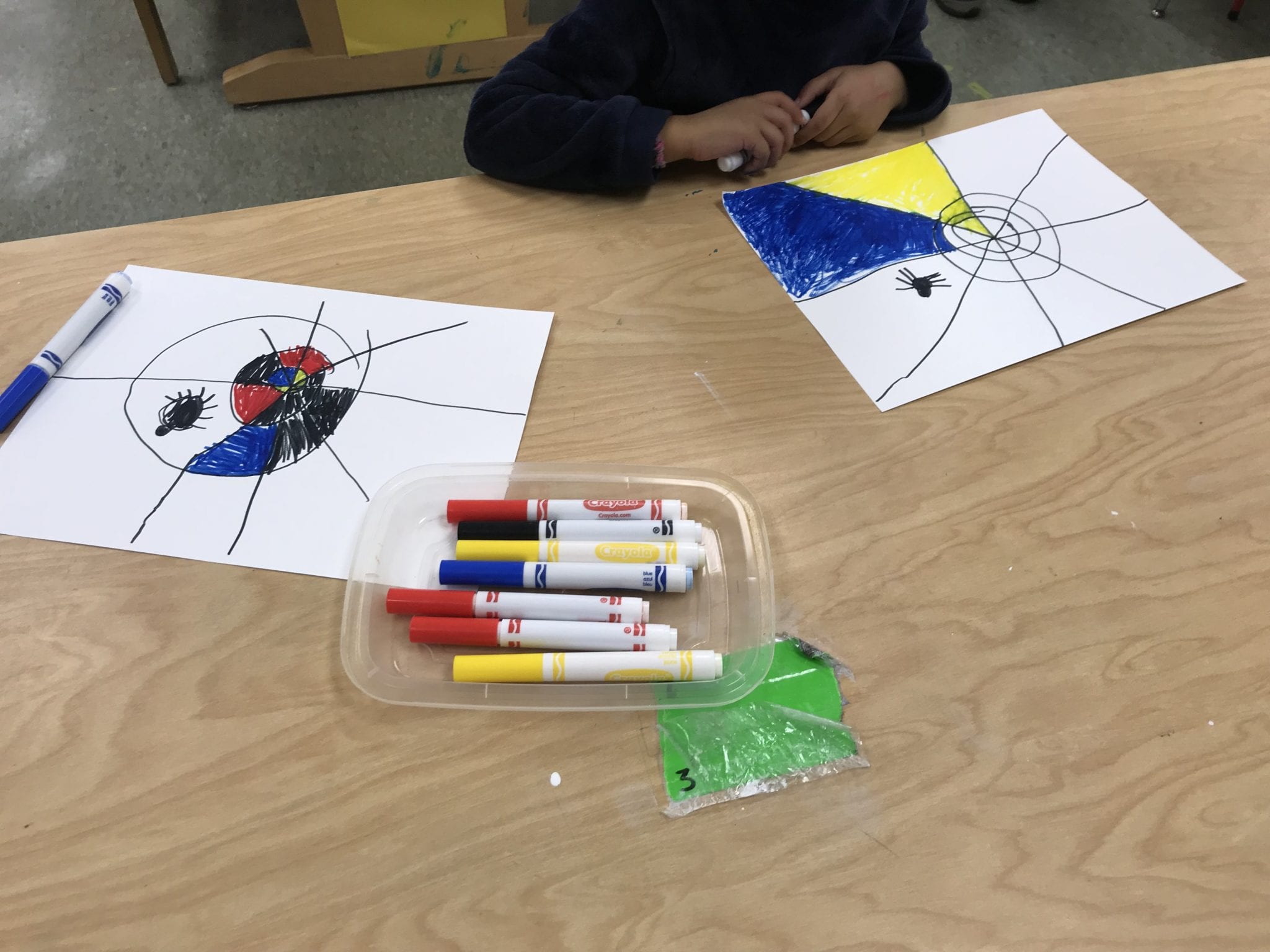 Kindergarten Primary Spider Webs – Art With Ms. Bruce